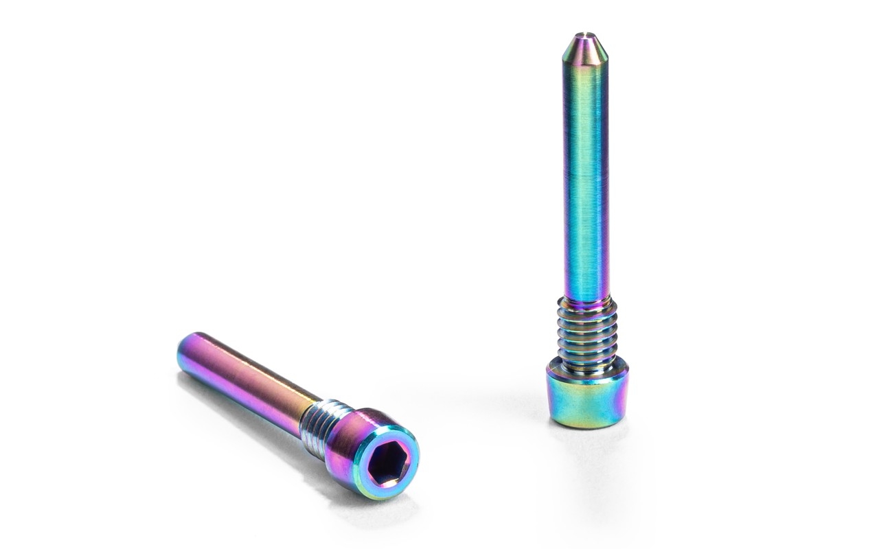 FEsportsNZ | Titanium Disc Pads Retaining Bolts for Shimano Road - GRY